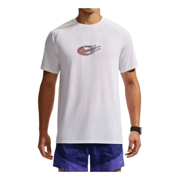 Nike Stride Dri-fiit Adv Short-sleeve Top - White