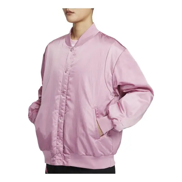 Nike Baseball Satin Jacket Asia Sizing - Pink