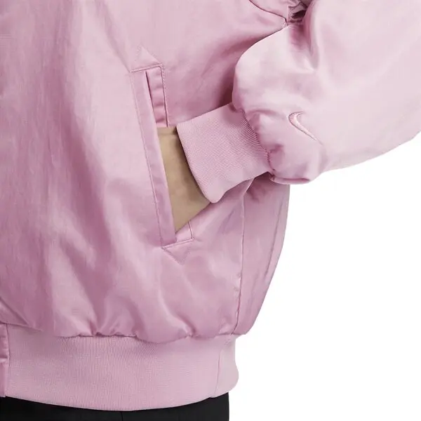 Nike Baseball Satin Jacket Asia Sizing - Pink