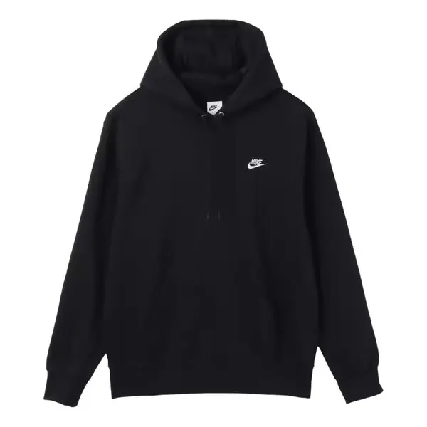 Nike Club Pullover Fleece Hoodie Asia Sizing - Black