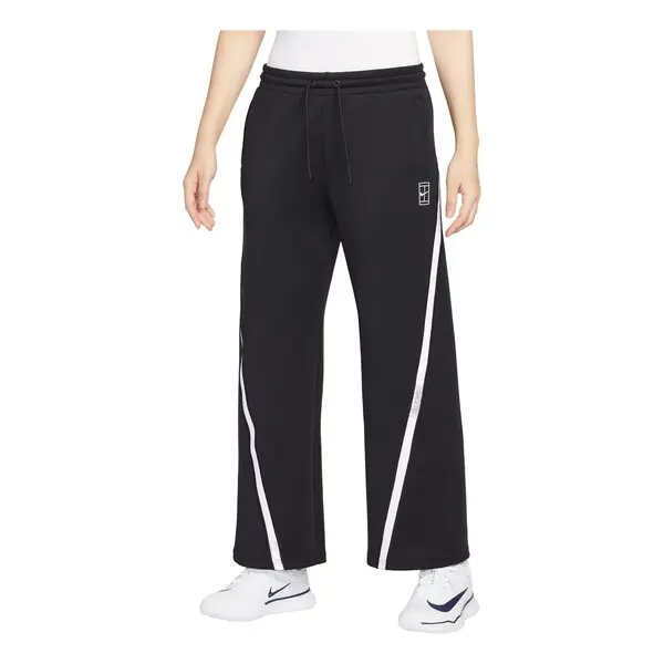 Nike Advantage Mid-rise Tennis Pants 'black White