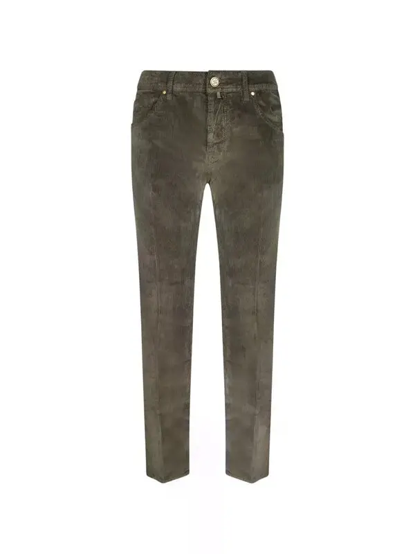 Jacob Cohen Corduroy-effect Straight-leg Trousers