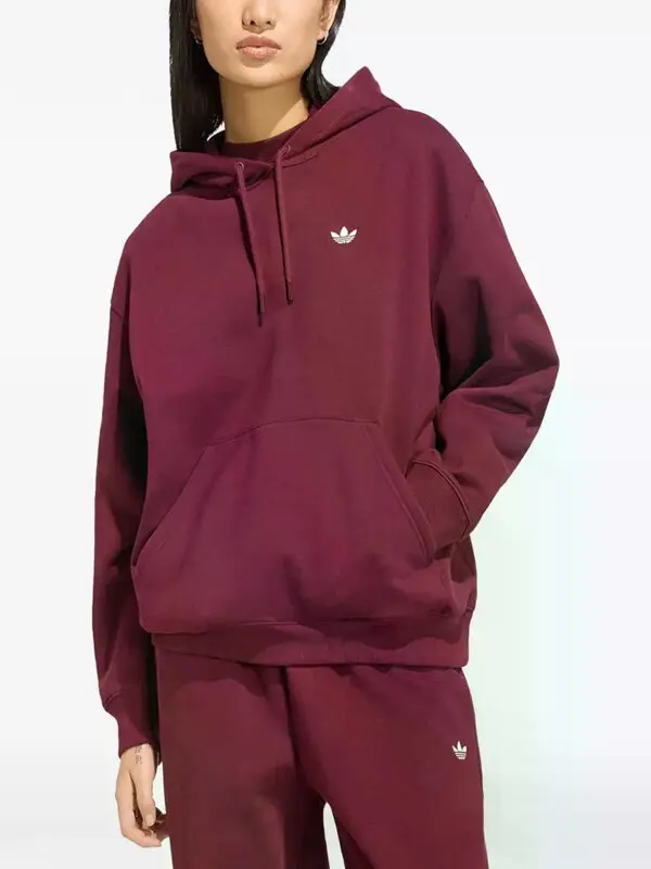 Adidas Oversized Fleece Hoodie - Red