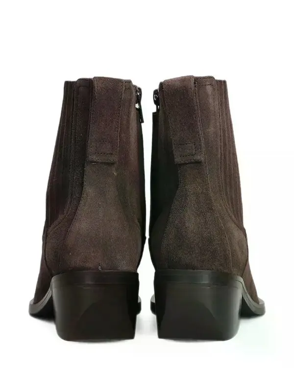 MARA BINI Suede Side-zip Ankle Chelsea Boots