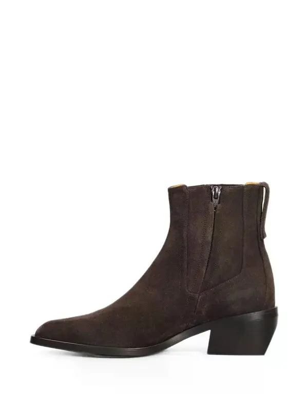 MARA BINI Suede Side-zip Ankle Chelsea Boots