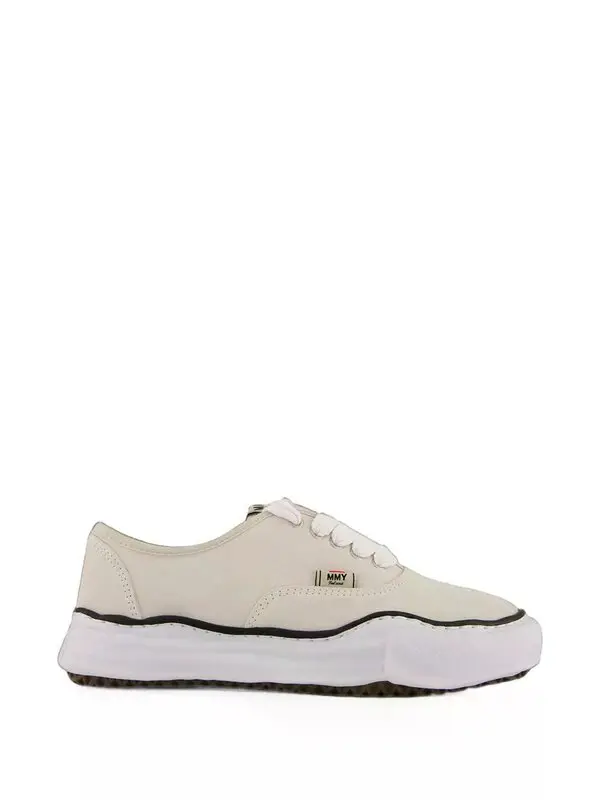 Mihara Yasuhiro Baker Og Sole Suede Low-top Sneakers - Neutrals
