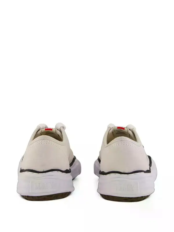 Mihara Yasuhiro Baker Og Sole Suede Low-top Sneakers - Neutrals