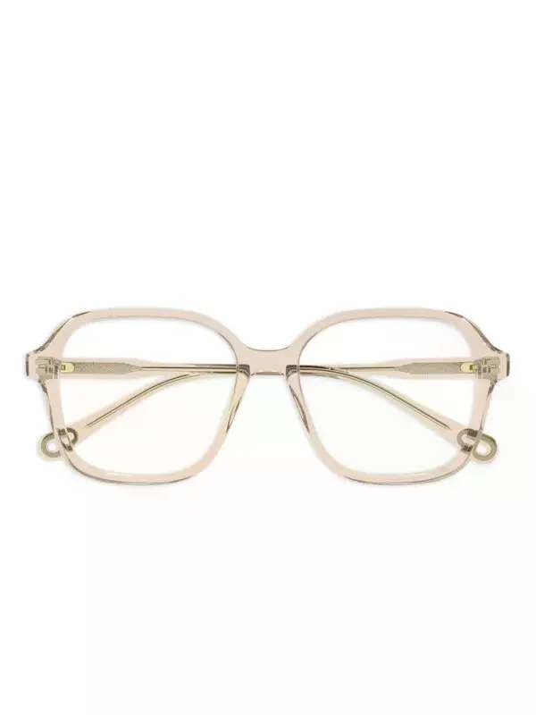 Chloé Square-frame Glasses - Pink
