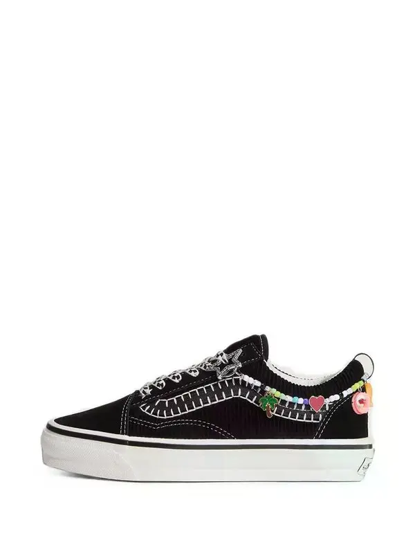 VANS X Cocona Hiraki Old Skool Bead-embellished Sneakers - Black