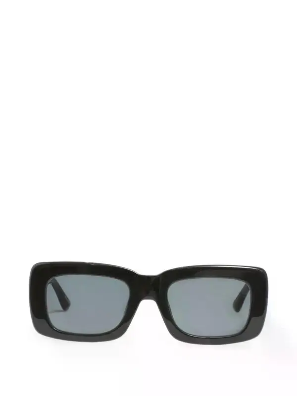 Attico X Linda Farrow Mini Marfa Rectangle-frame Sunglasses