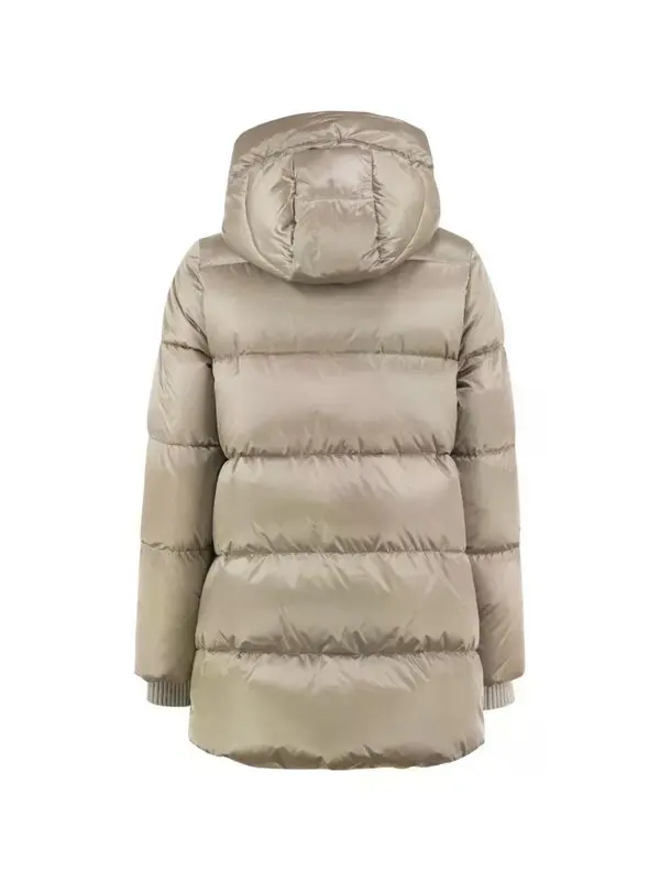 MOORER Carinzia-hc Hooded Quilted Single-breasted Coat - Neutrals
