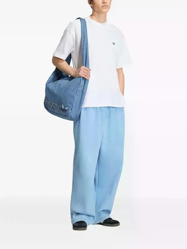 Adidas Trefoil Essentials Melange Trousers - Blue