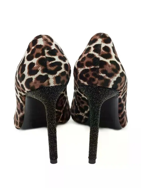Saint Laurent Leopard-print Patent-toe Pumps