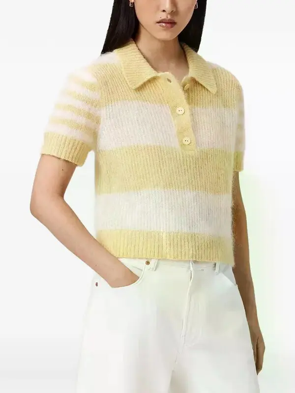 ALLSAINTS Clem Short-sleeve Polo Shirt - Yellow