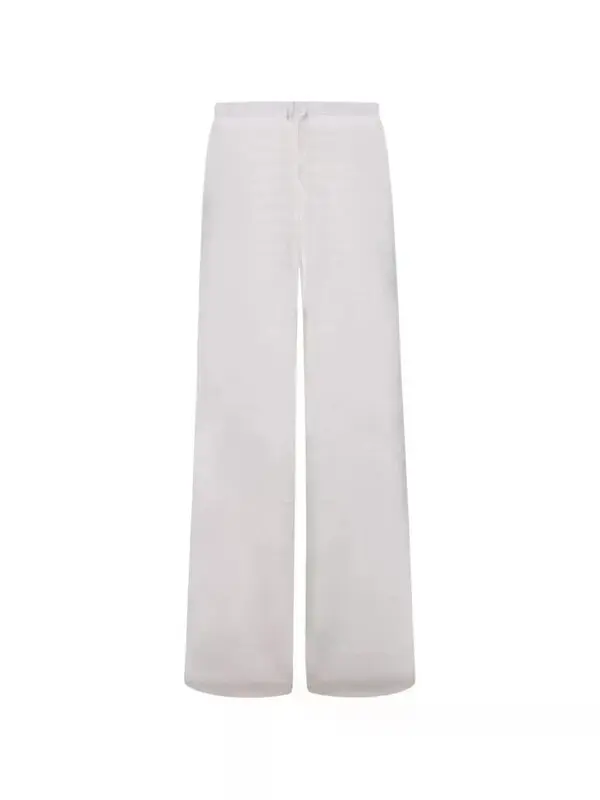 RÓHE Satin Palazzo Pants - Neutrals