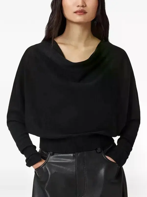 ALLSAINTS Ridley Cowl-neck Wool Sweater - Black