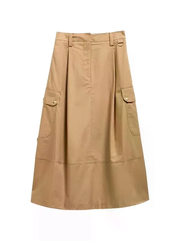 Barbour Carly Pleated Midi Skirt
