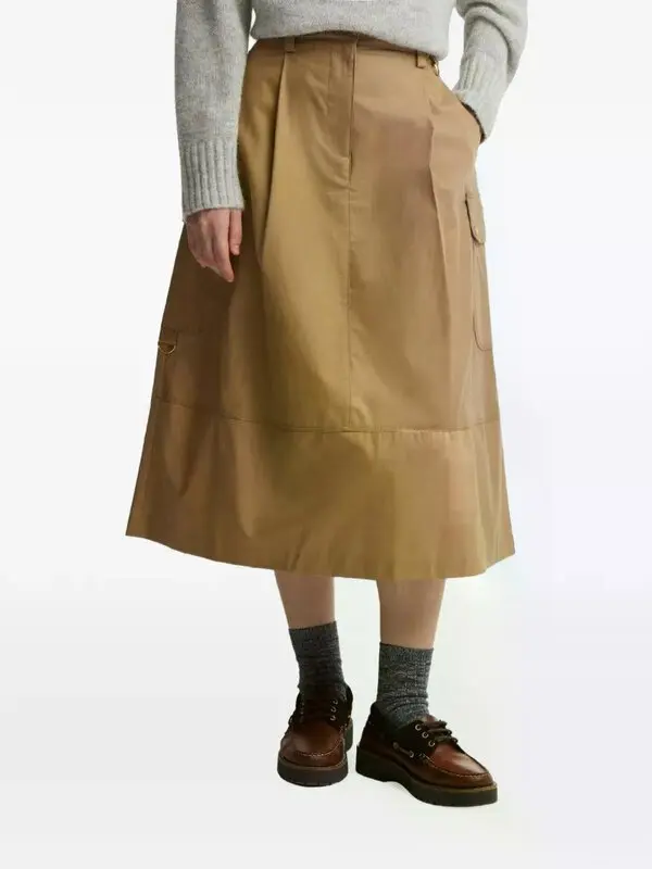 Barbour Carly Pleated Midi Skirt
