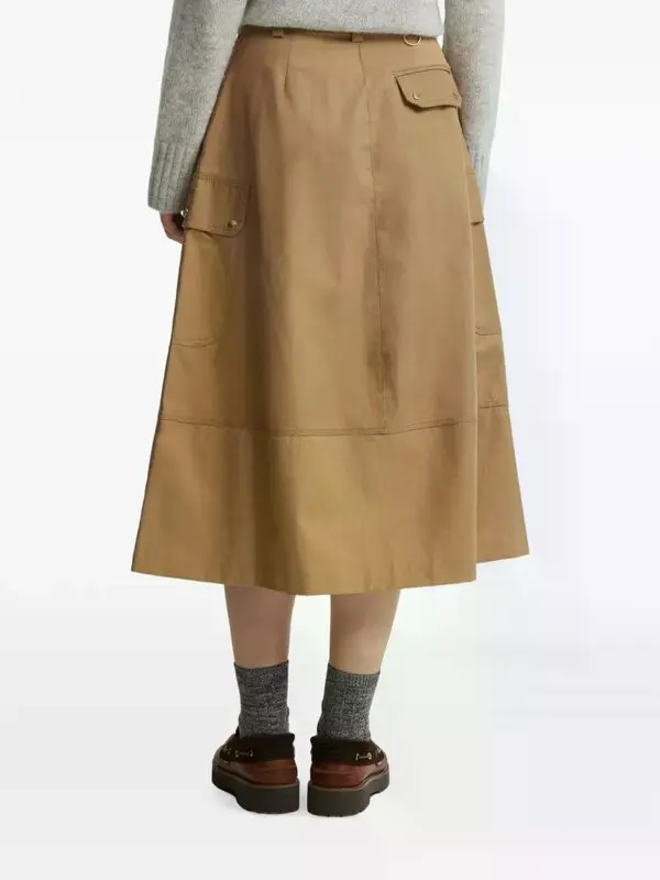 Barbour Carly Pleated Midi Skirt