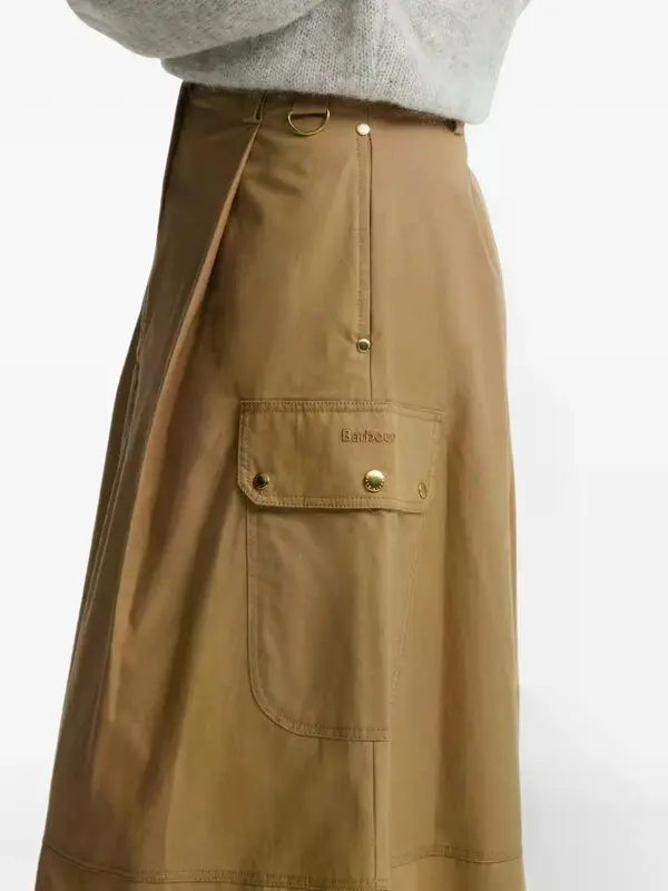 Barbour Carly Pleated Midi Skirt