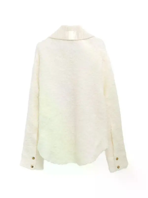 Moncler Tweed Bouclé-knit Zip-up Jacket
