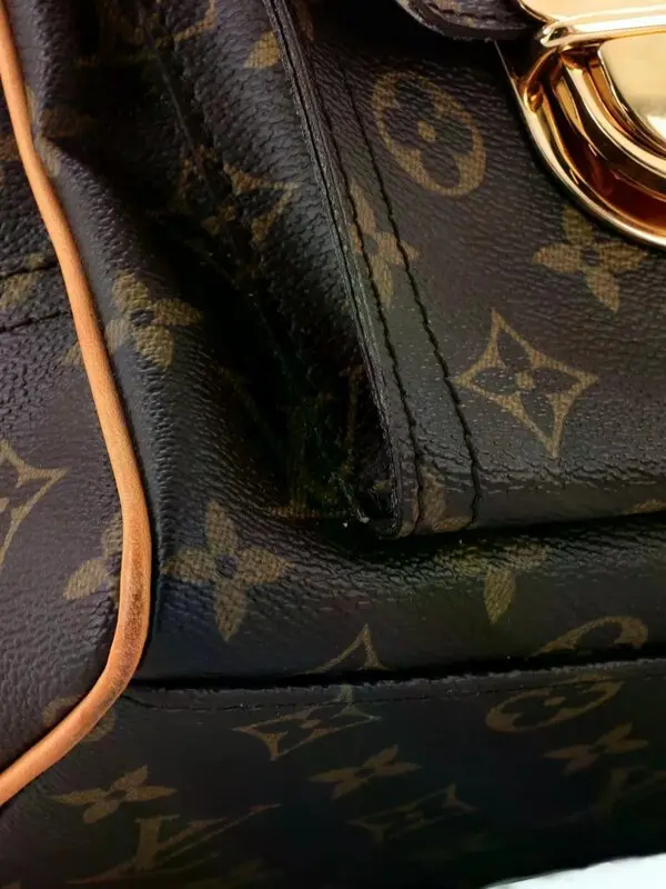 LOUIS VUITTON Manhattan Handbag Monogram Canvas Gm Satchel
