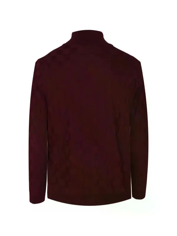 TOMBOLINI Check-pattern Zip-up Cardigan