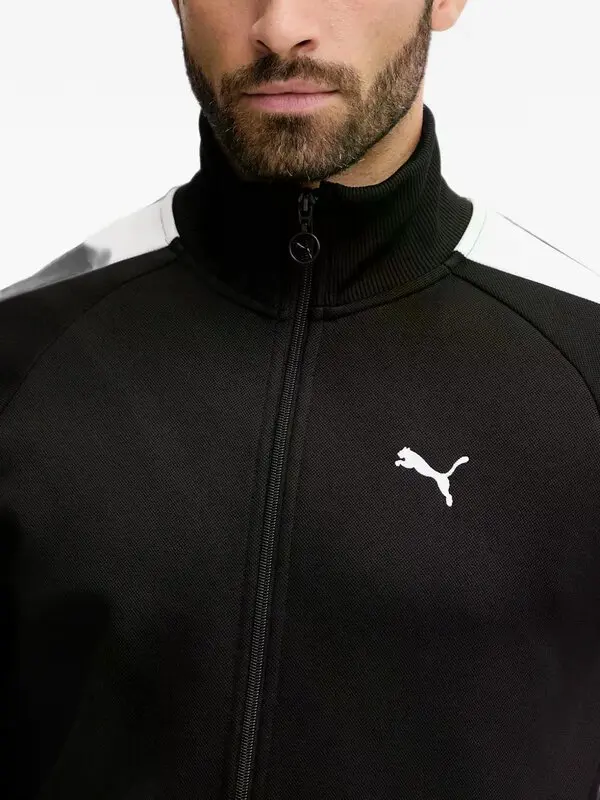 PUMA T7 Logo-embroidered Panelled Jacket