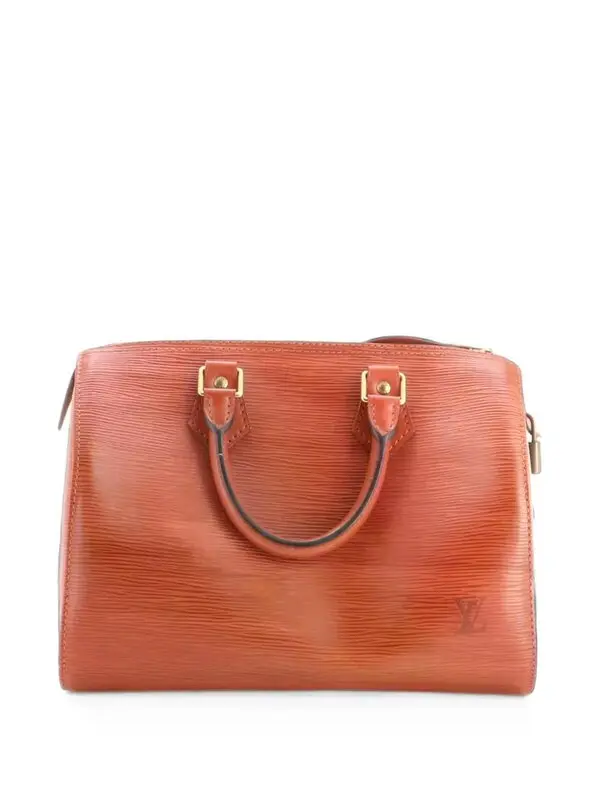 LOUIS VUITTON Speedy Handbag Epi Leather 25 Satchel