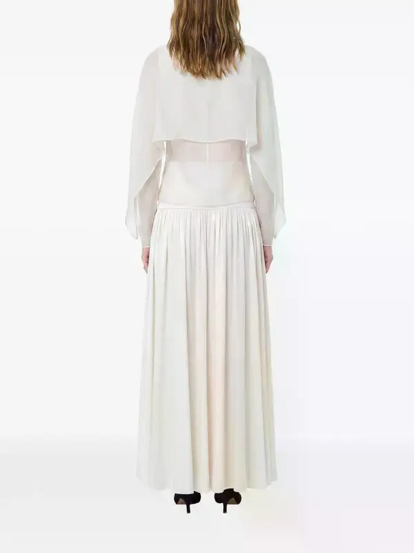 NICHOLAS Pleated Maxi Skirt
