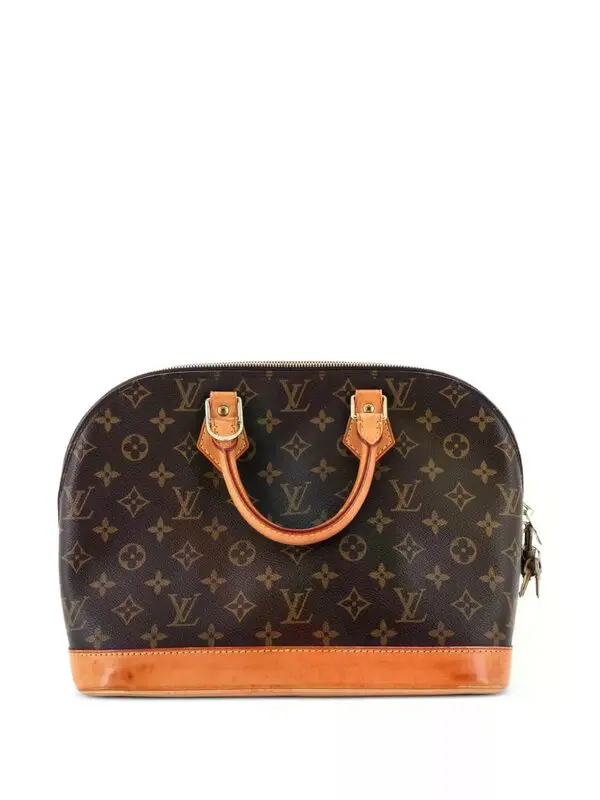 LOUIS VUITTON Vintage Alma Handbag Monogram Canvas Pm Satchel