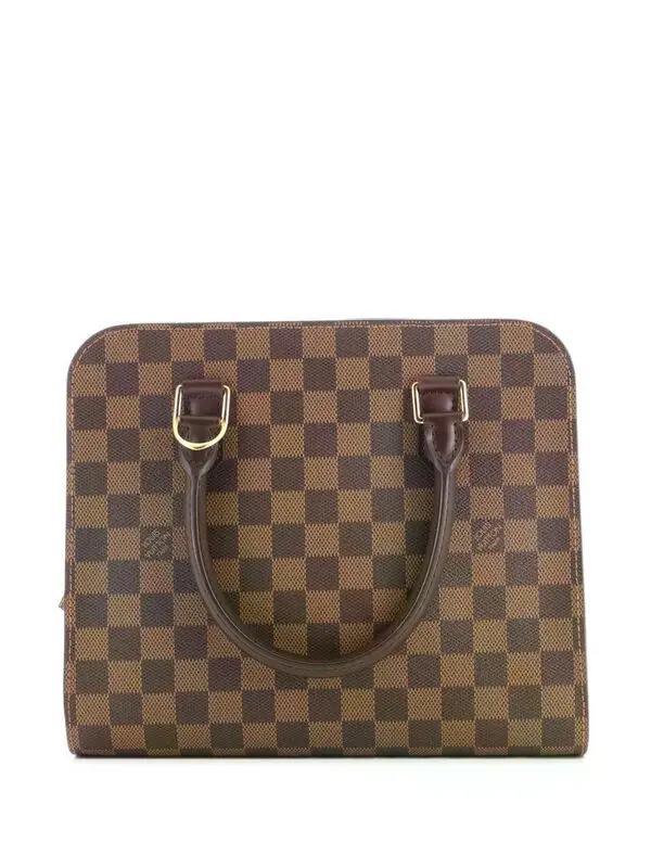 LOUIS VUITTON Triana Bag Damier Satchel - Brown