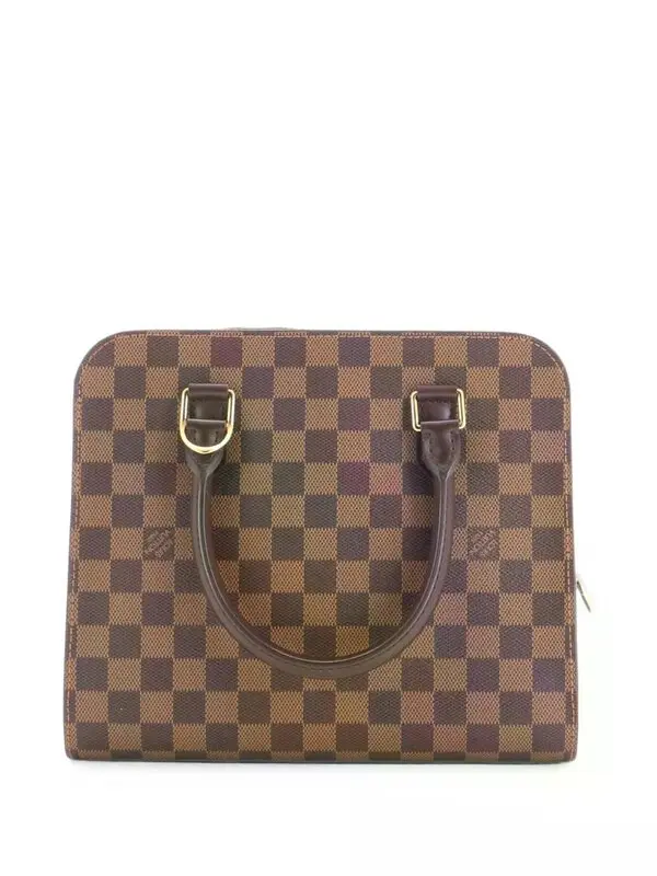 LOUIS VUITTON Triana Bag Damier Satchel - Brown