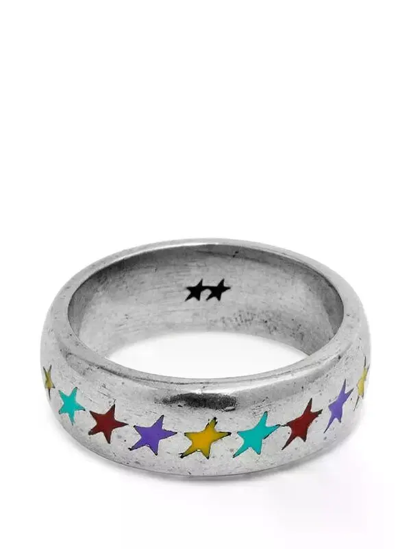 TWOJEYS Starline Enameled Ring - Silver