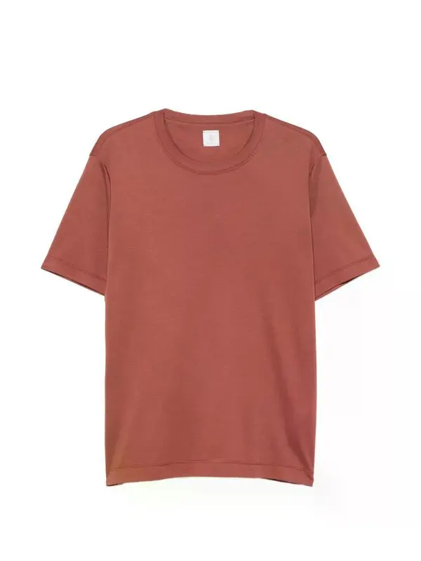 Eleventy Crew-neck Short-sleeve T-shirt - Red