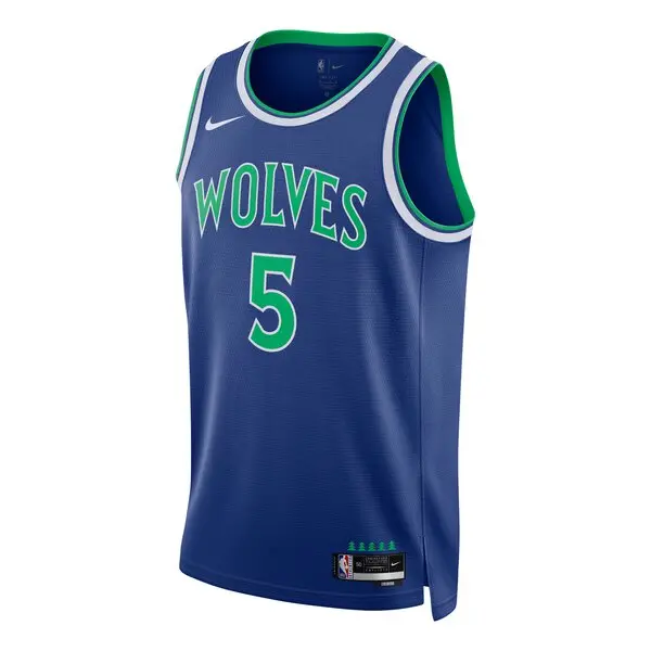 Nike Dri-fit Nba Minnesota Timberwolves Icon Edition Swingman Jersey - Rush Blue
