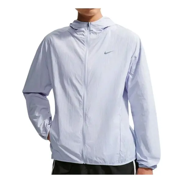 Nike Tempo Uv Light Jacket Asia Sizing - Light Blue