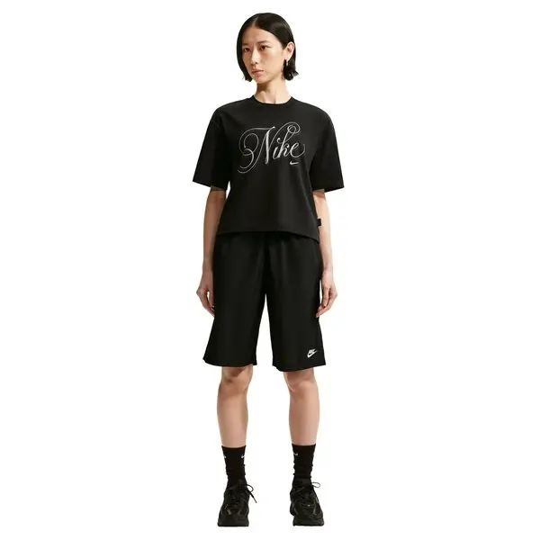 Nike Oversized Short Sleeve T-shirt Asia Sizing 'black