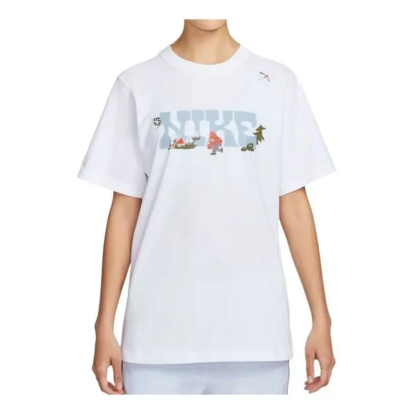 Nike T-shirt Asia Sizing - White