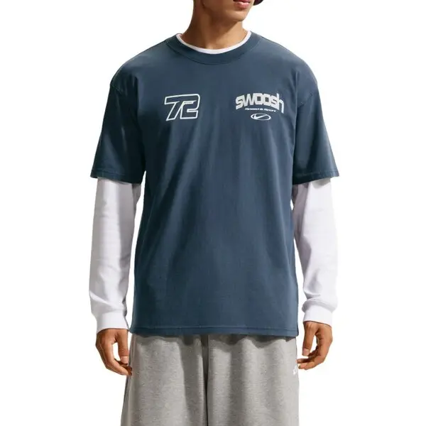 Nike Lse Speed T-shirt Asia Sizing - Blue
