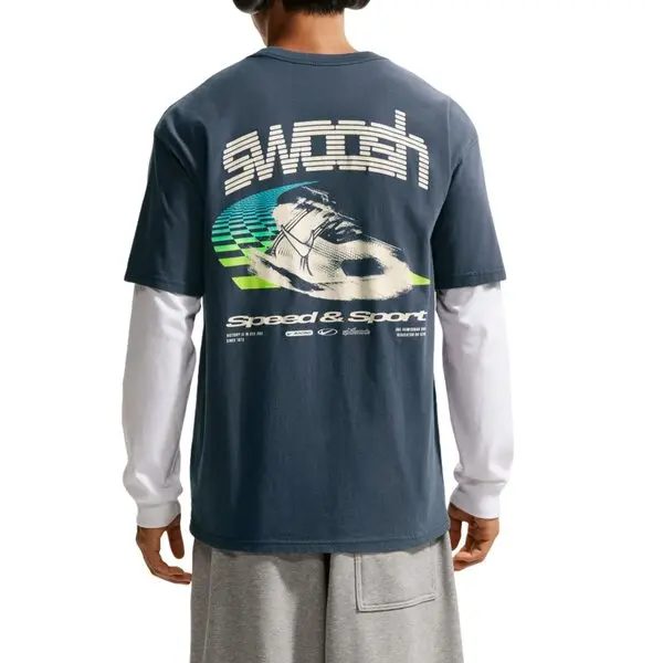 Nike Lse Speed T-shirt Asia Sizing - Blue