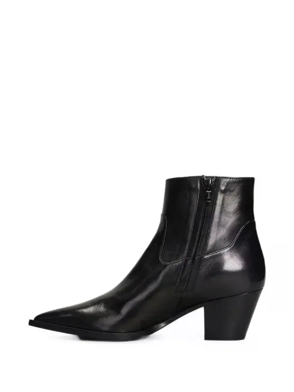 MARA BINI Pointed-toe Ankle Boots - Black