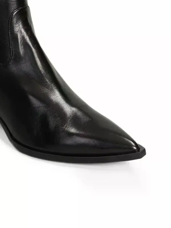 MARA BINI Pointed-toe Ankle Boots - Black