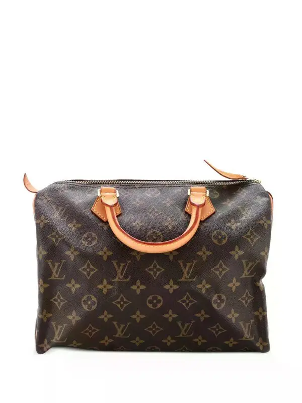 LOUIS VUITTON Speedy Handbag Monogram Canvas 30 Satchel