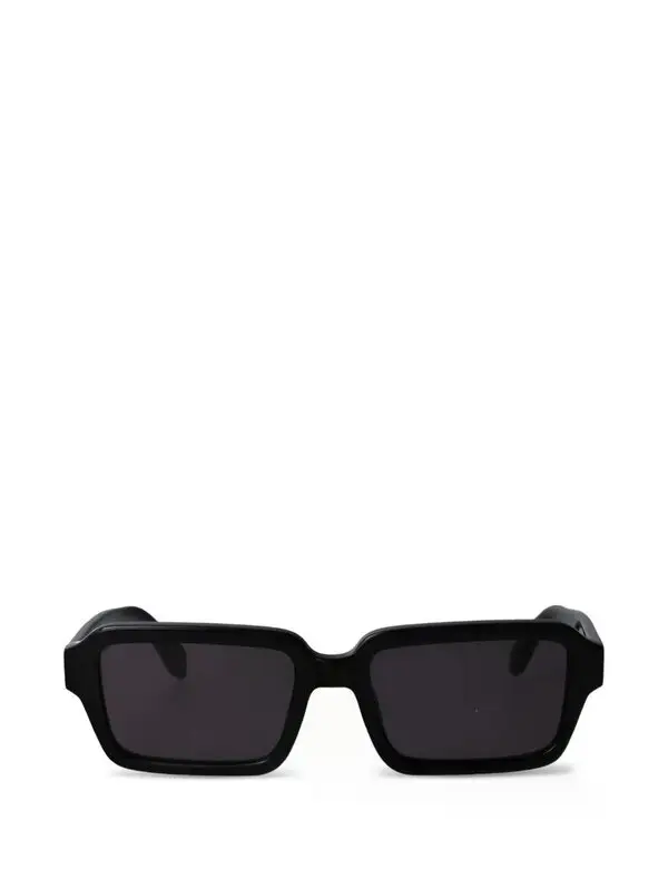 Palm Angels Homer Rectangle-frame Sunglasses - Black