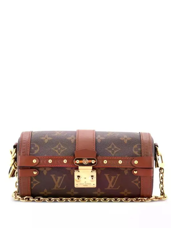 LOUIS VUITTON Papillon Trunk Bag Monogram Canvas Shoulder Bag - Brown