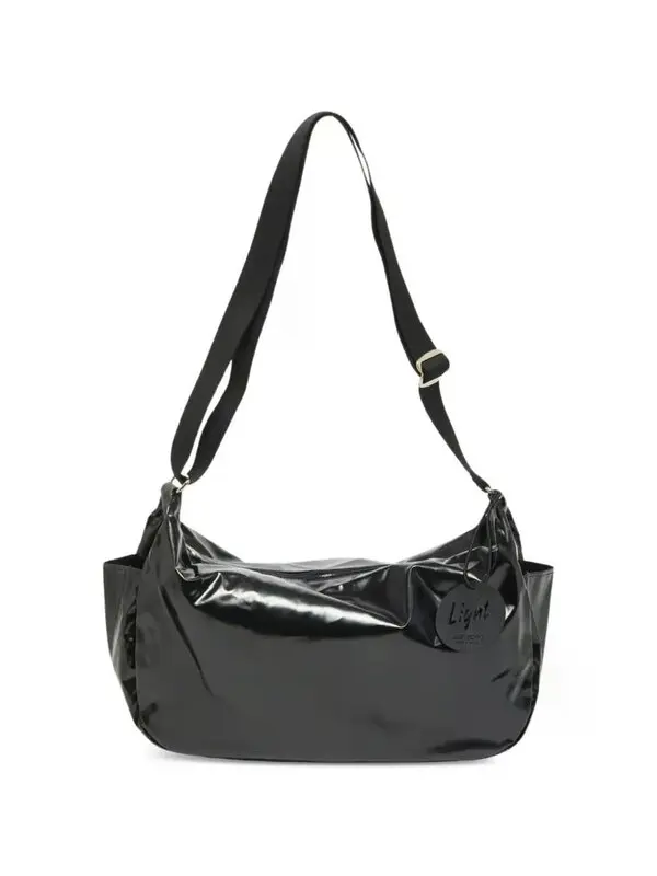 JACK GOMME Liris Light Gloss-effect Shoulder Bag - Black