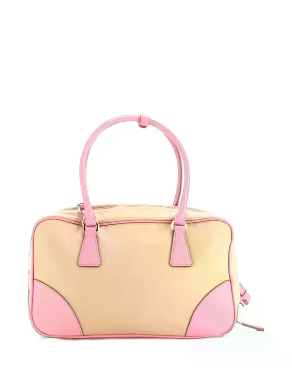 Prada Re-edition 1978 Two Handle Bag Re-nylon With Saffiano Leather Medium Satchel