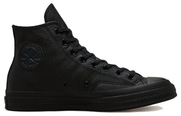 CONVERSE Chuck 70 Tonal Leather Hi Top - Black
