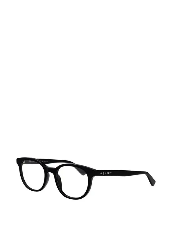 Alexander McQueen Round-frame Glasses - Black